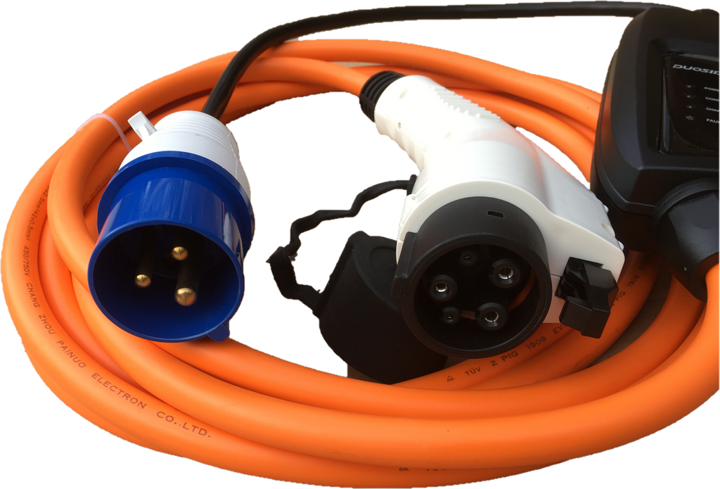 CEE to Type 1 plug EV Charging Cable, Electric Vehicle Charger - 5 or ...