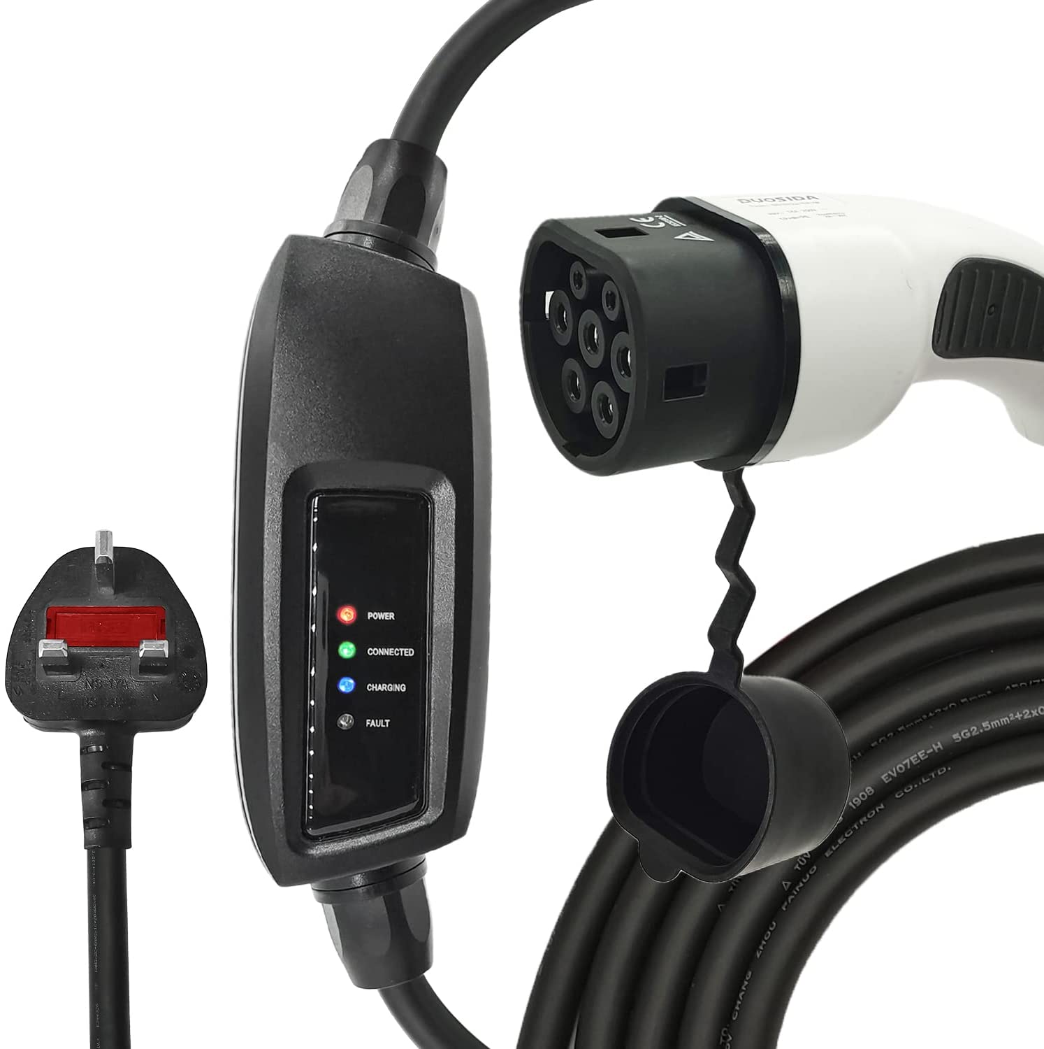 Hyundai KONA Charging Cable UK To Type 2 EV Charger 5 10 15 Or 20 Hyundai KONA Charging Cable UK To Type 2 EV Charger 5 10 15 Or 20