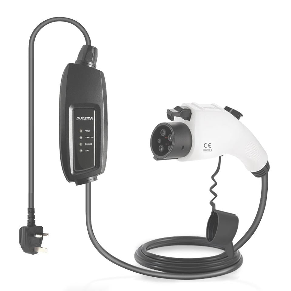 Fisker EV Charger - UK to Type 1 Home Charging Cable - 5, 10 or 15 met ...